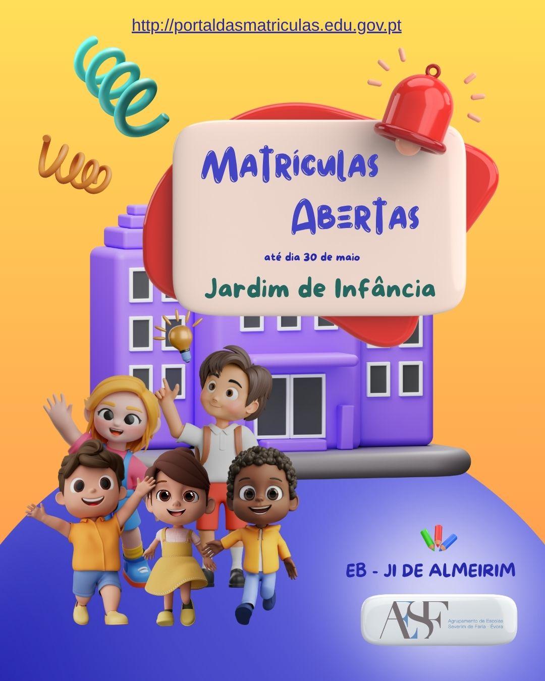 Matrículas 2025/2026 – Agrupamento de Escolas Severim de Faria